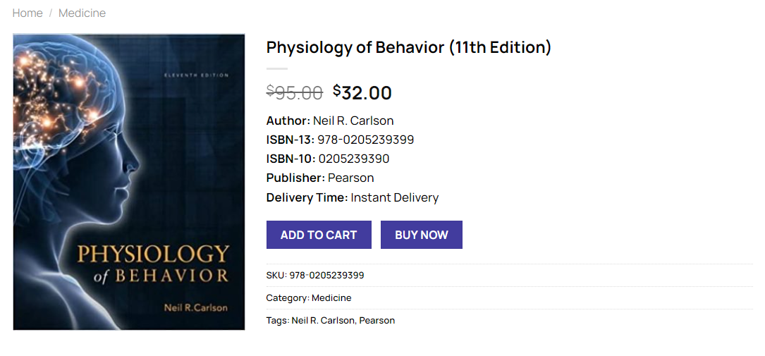 (PDF) Physiology of Behavior (11th Edition) - Neil R. Carlson - eBook