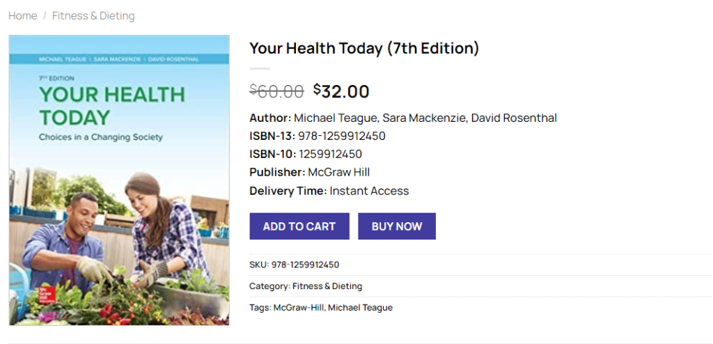 (PDF) Your Health Today (7th Edition) - Michael Teague