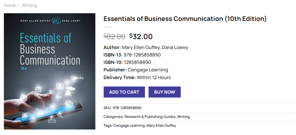 (PDF) Essentials of Business Communication (10th Edition) - Mary Ellen ...