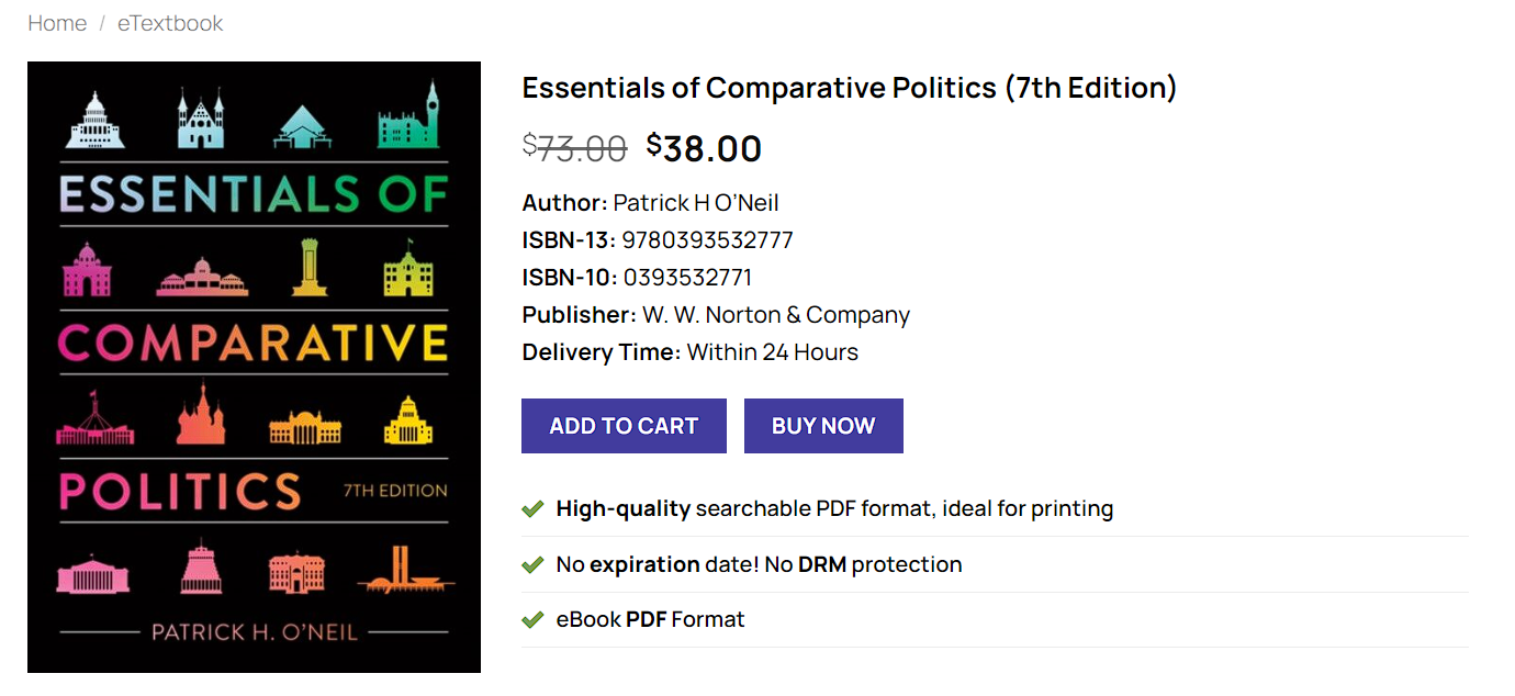 (PDF) Essentials of Comparative Politics, 7th Edition (PDF) Essentials of Comparative Politics, 7th Edition