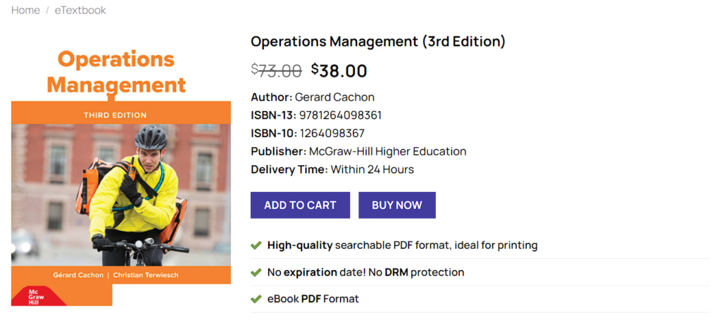 (PDF) Operations Management, 3rd Edition - McGraw-Hill Higher Education