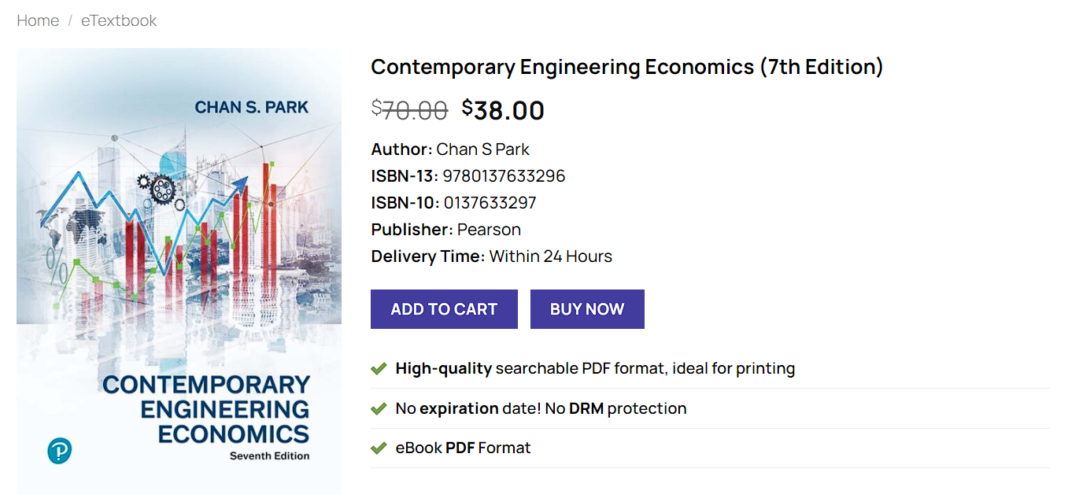 (PDF) Contemporary Engineering Economics, 7th Edition - Pearson