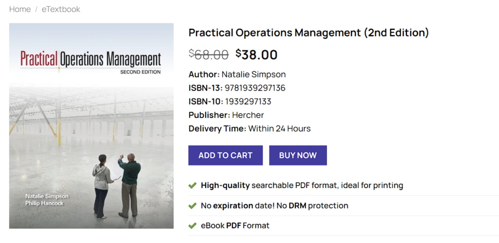 (PDF) Practical Operations Management 2nd Edition - Hercher