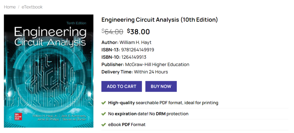 (PDF) Engineering Circuit Analysis,10th Edition - McGraw-Hill (PDF) Engineering Circuit Analysis,10th Edition - McGraw-Hill