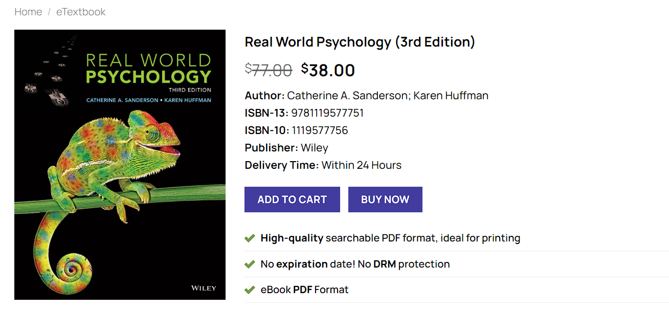 (PDF) Real World Psychology, 3rd Edition - Wiley