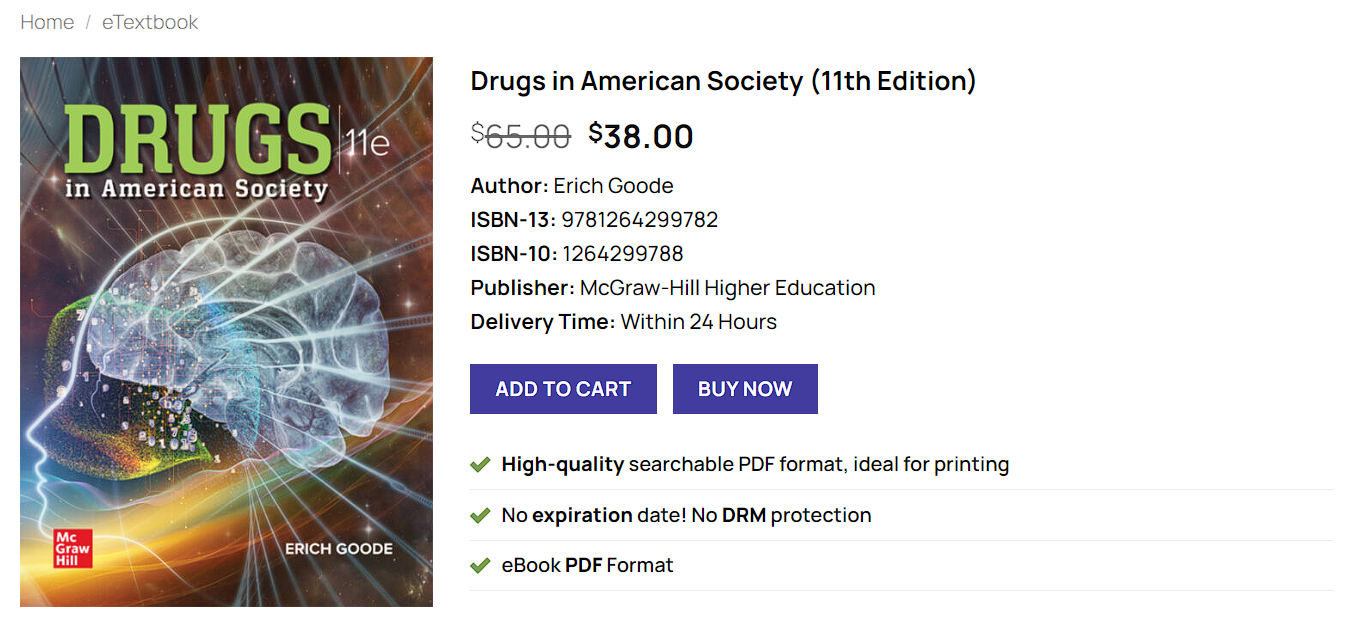 (PDF) Drugs in American Society, 11th Edition - McGraw-Hill